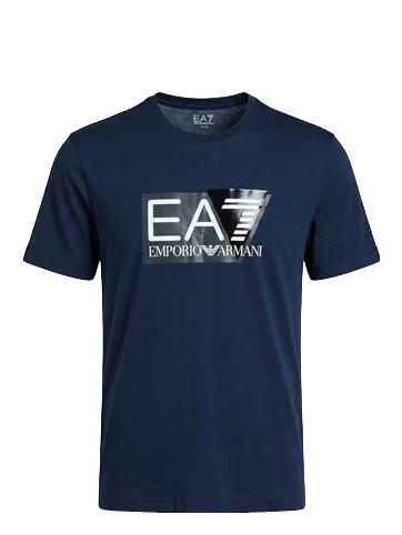 EA7 man t-shirt white size xl cotton